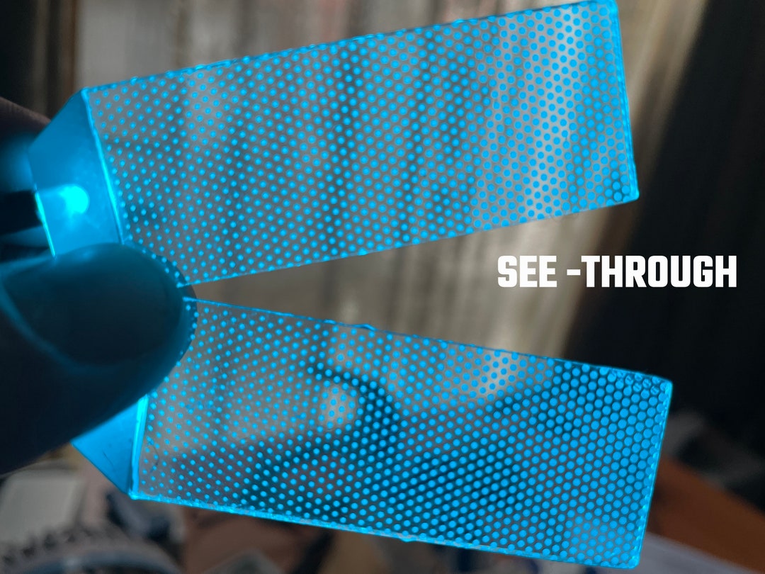 Extra Large Bendable Flexible LED Light up Cosplay Eyes, White Blue Red ...