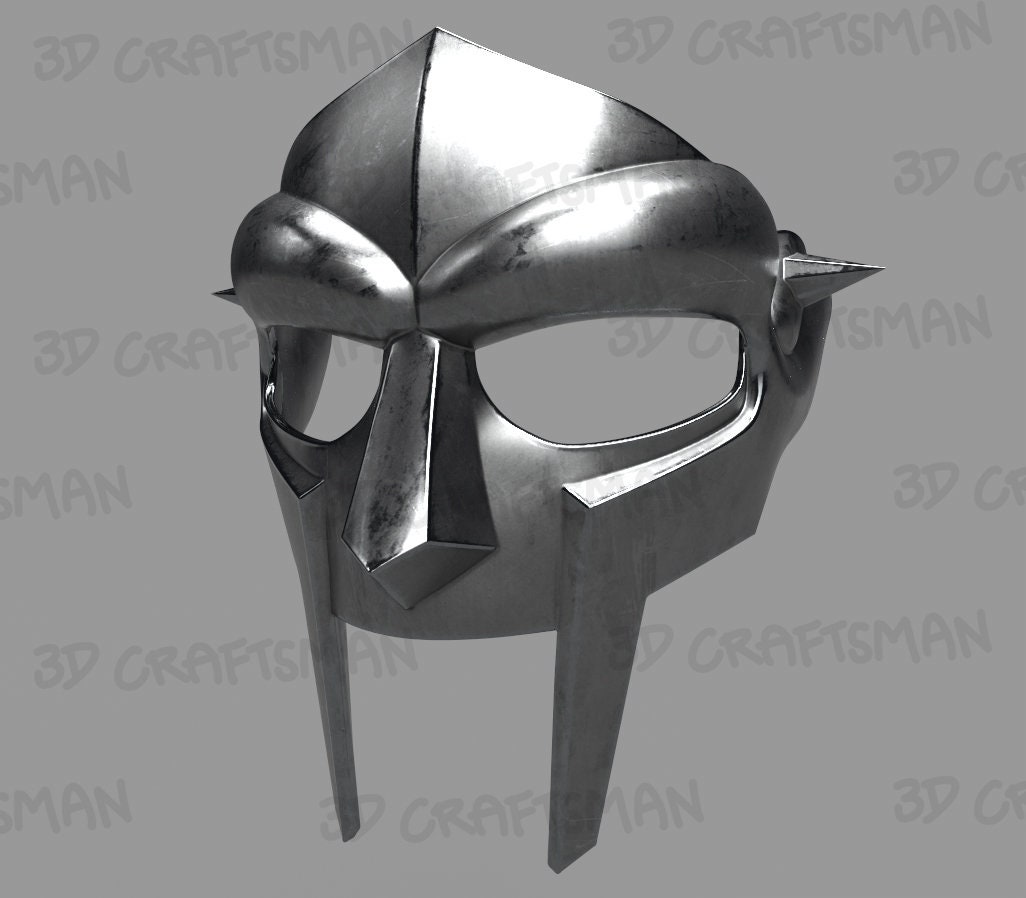 MF Doom Mask 3D Print Ready - Etsy