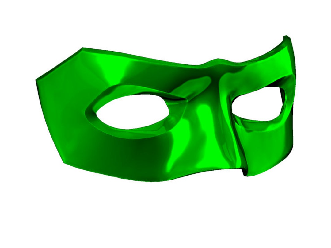 Green Lantern Super Hero Cosplay Mask / Prop STL 3D Print - Etsy