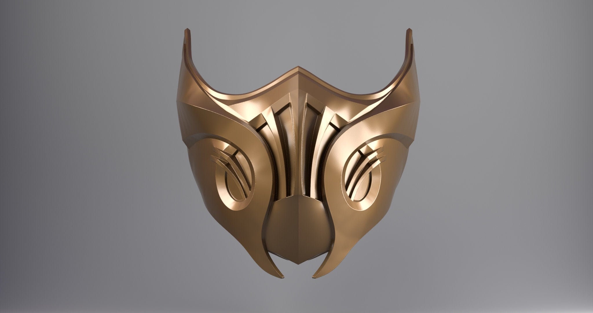 Mortal Kombat - Scorpion Mask Cosplay Mask STL File 3D Print - Etsy