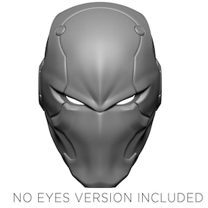 Red Ronin Red Hood Helmet Cosplay Mask STL File 3D Print - Etsy