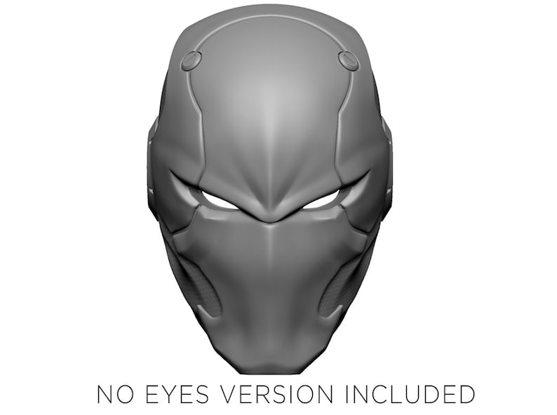 Red Ronin Red Hood Helmet Cosplay Mask STL File 3D Print - Etsy Australia
