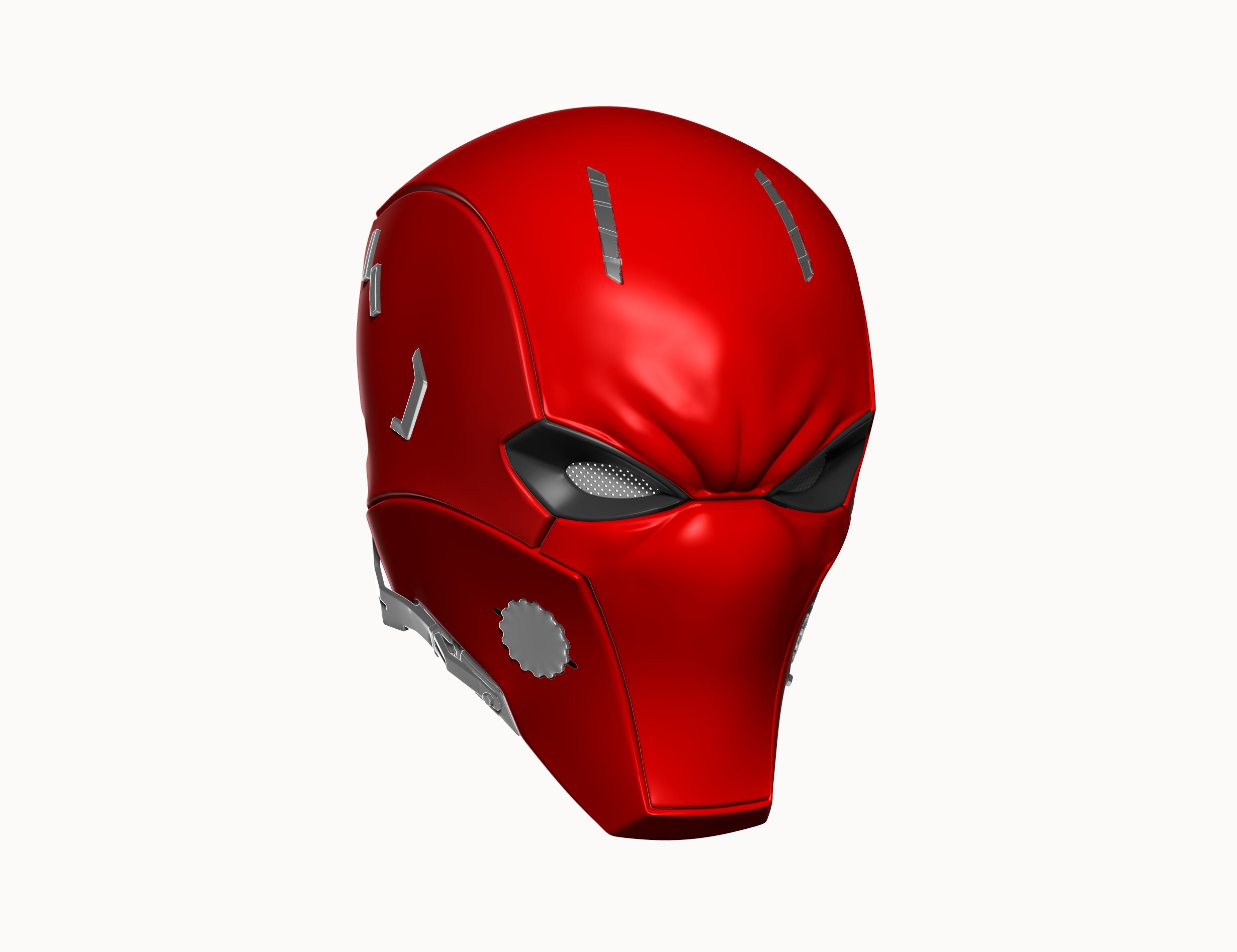 DC Red Hood Arkham Knight Hybrid Designed Helmet STL 3D Print File - Etsy