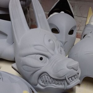 Dog Mask Cosplay GHOST OF TSUSHIMA Assassin 3D Print and Low Poly Mask ...