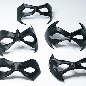 Robin Nightwing 9 Piece Combo Pack Cosplay Eye Masks 3D Print - Etsy