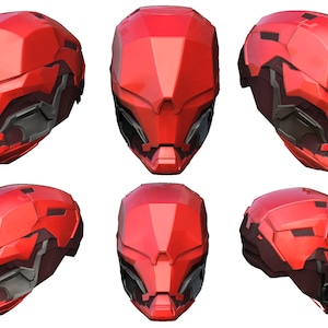 DC - Red Hood Metal - Mask Helmet Cosplay STL File - Etsy
