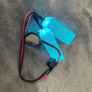 Bendable Flexible LED Light up Cosplay Eyes, White Blue Red Yellow ...