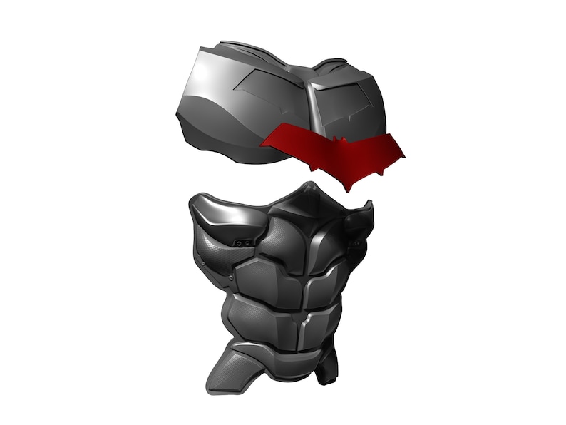 DC - Red Hood Chest and Stomach Armor With Carbon Fibre Texture ...