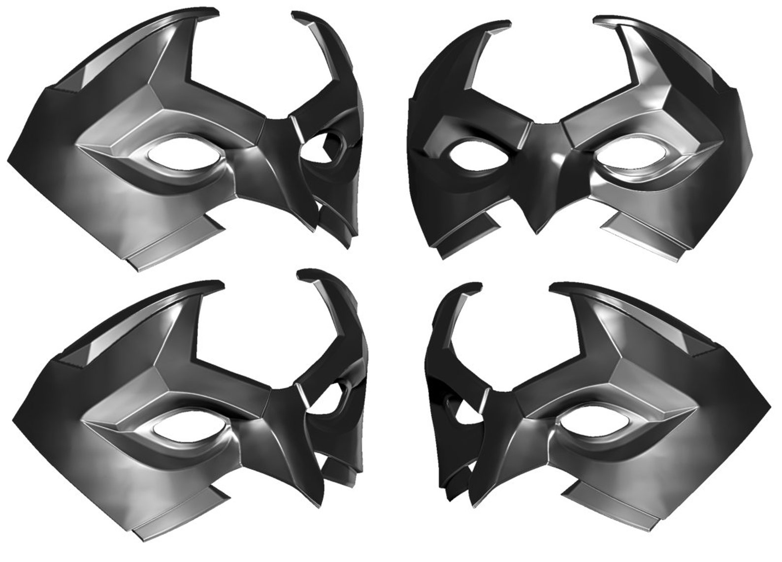 Robin Mask / Super Hero Cosplay Mask / Prop STL 3D Print - Etsy