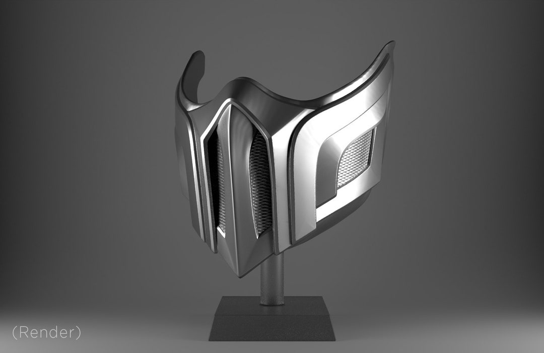 Mortal Kombat Sub Zero Mask Cosplay Mask STL File 3D Print - Etsy