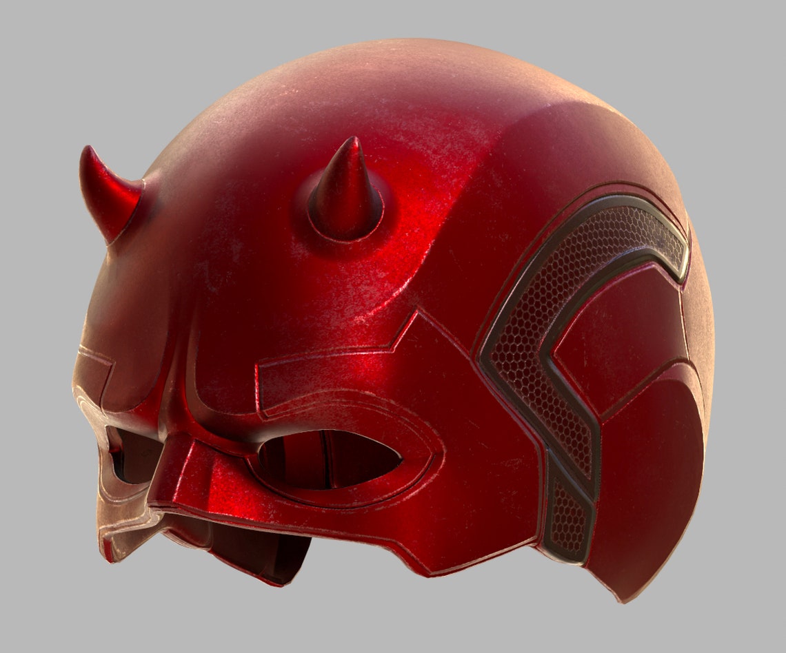 Daredevil Mask Cosplay 3D Print STL - Etsy
