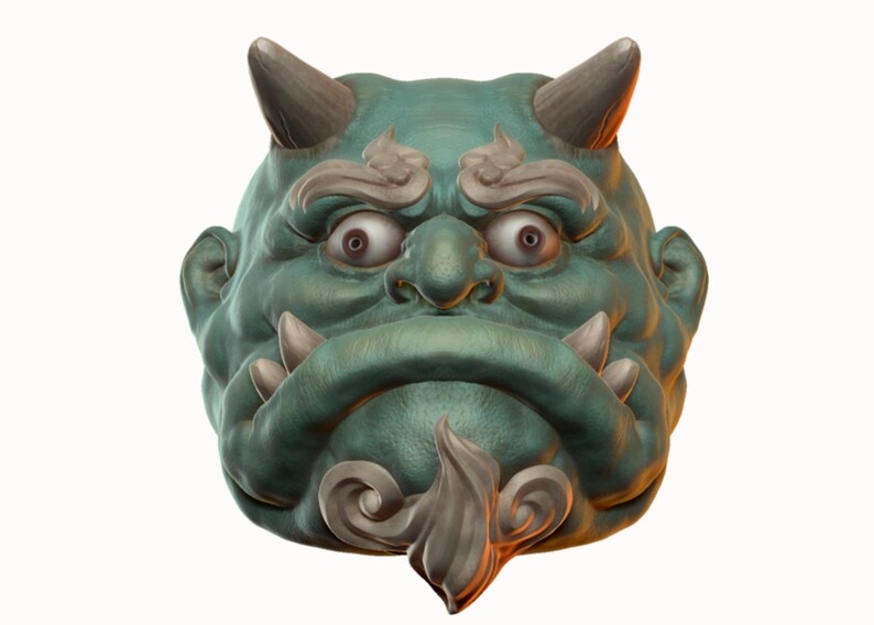 Japanese Demon Daruma Tengu Cosplay Costume Halloween Mask - Etsy