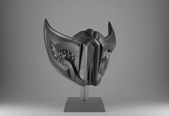 Mortal Kombat Sub Zero Mask Cosplay Mask STL File 3D Print | Etsy