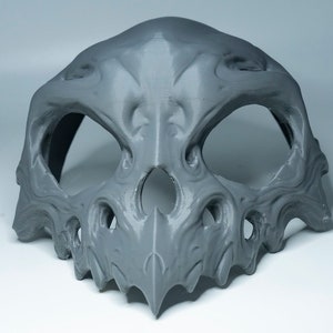 Skull Bone Halloween Mask - Skeleton Cosplay Costume Mask 3D Print - Etsy