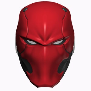 Red Ronin Red Hood Helmet Cosplay Mask STL File 3D Print - Etsy