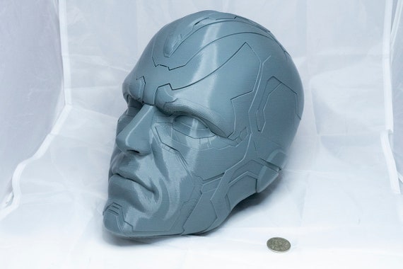 Marvel Vision Cosplay Mask or Display Piece - Etsy