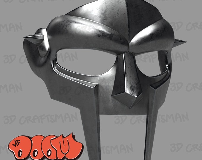 MF Doom Mask 3D Print Ready - Etsy