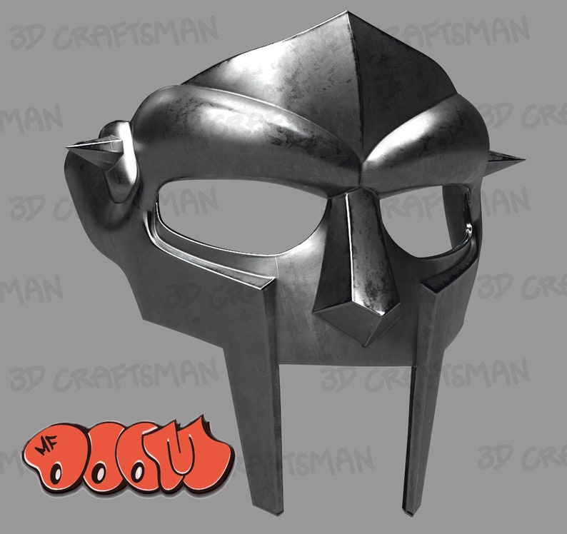MF Doom Mask 3D Print Ready - Etsy