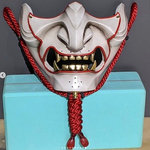 Japanese Samurai Costume Cosplay Mask Ghost of Tsushima Ghost Mask - Etsy