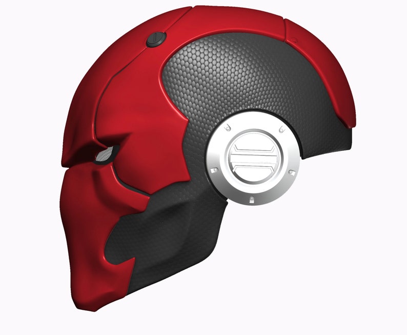 Red Ronin Red Hood Helmet Cosplay Mask STL File 3D Print | Etsy