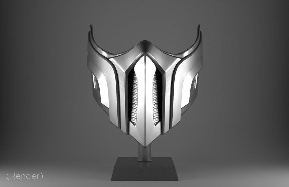 Mortal Kombat - Sub Zero Mask Cosplay Mask STL File 3D Print - Etsy