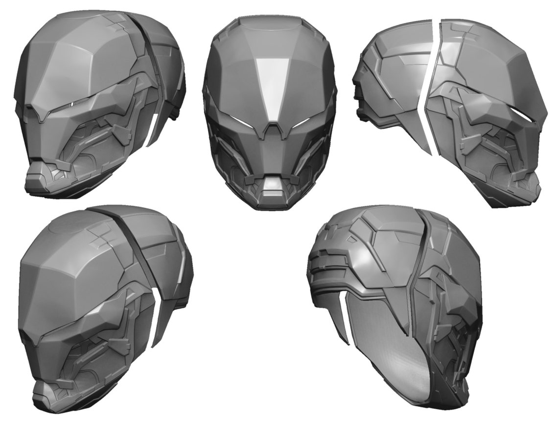 DC - Red Hood Metal - Mask Helmet Cosplay STL File - Etsy