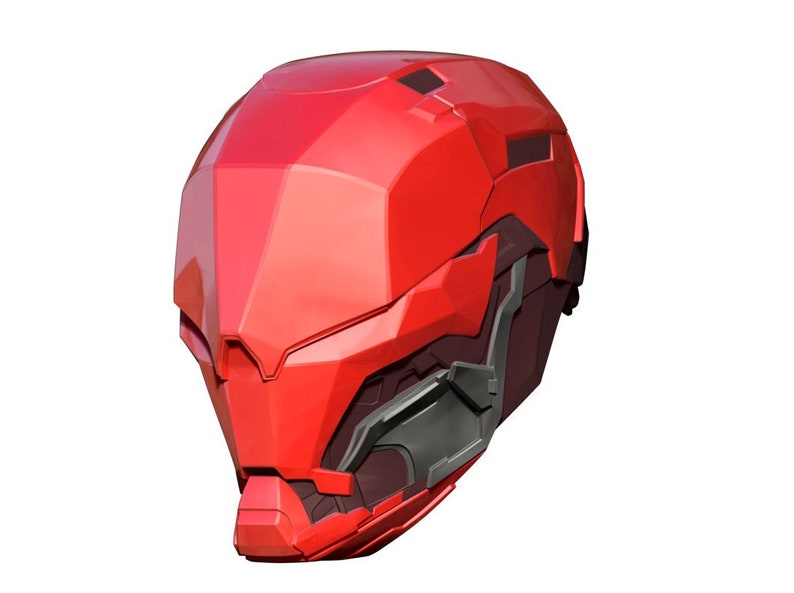 DC - Red Hood Metal - Mask Helmet Cosplay STL File - Etsy