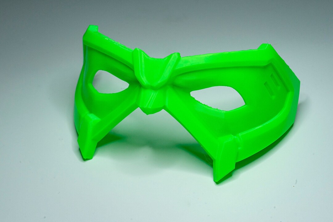 Green Lantern Robin Costume Cosplay Eye Mask 3D Print - Etsy