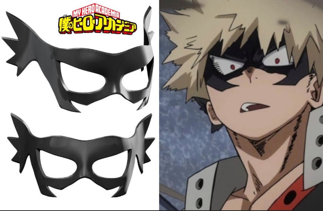 Bakugo Katsuki / Anime Hero Cosplay Mask / Prop STL 3D Print - Etsy