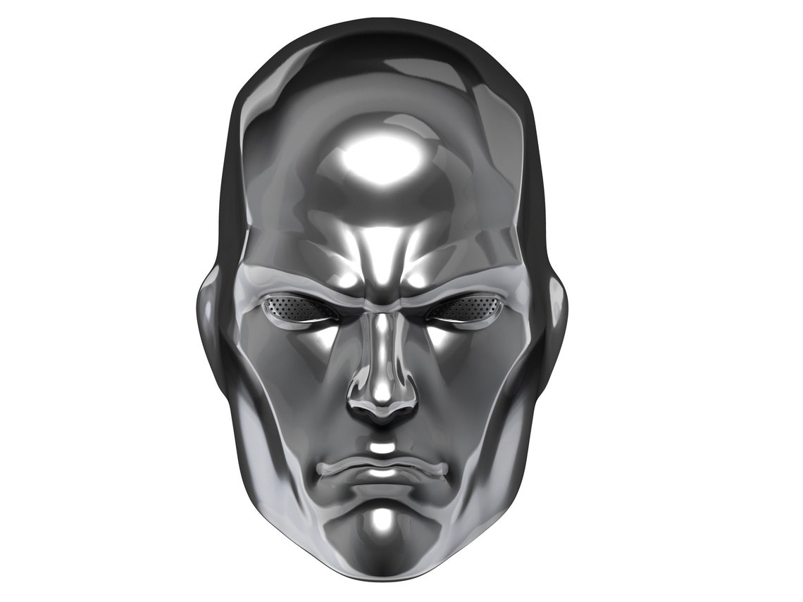 Silver Surfer Cosplay Mask STL 3D Print File - Etsy