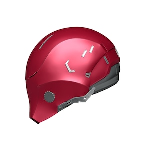 Red Hood Arkham Knight Cosplay Mask Costume Helmet STL 3d Print File - Etsy