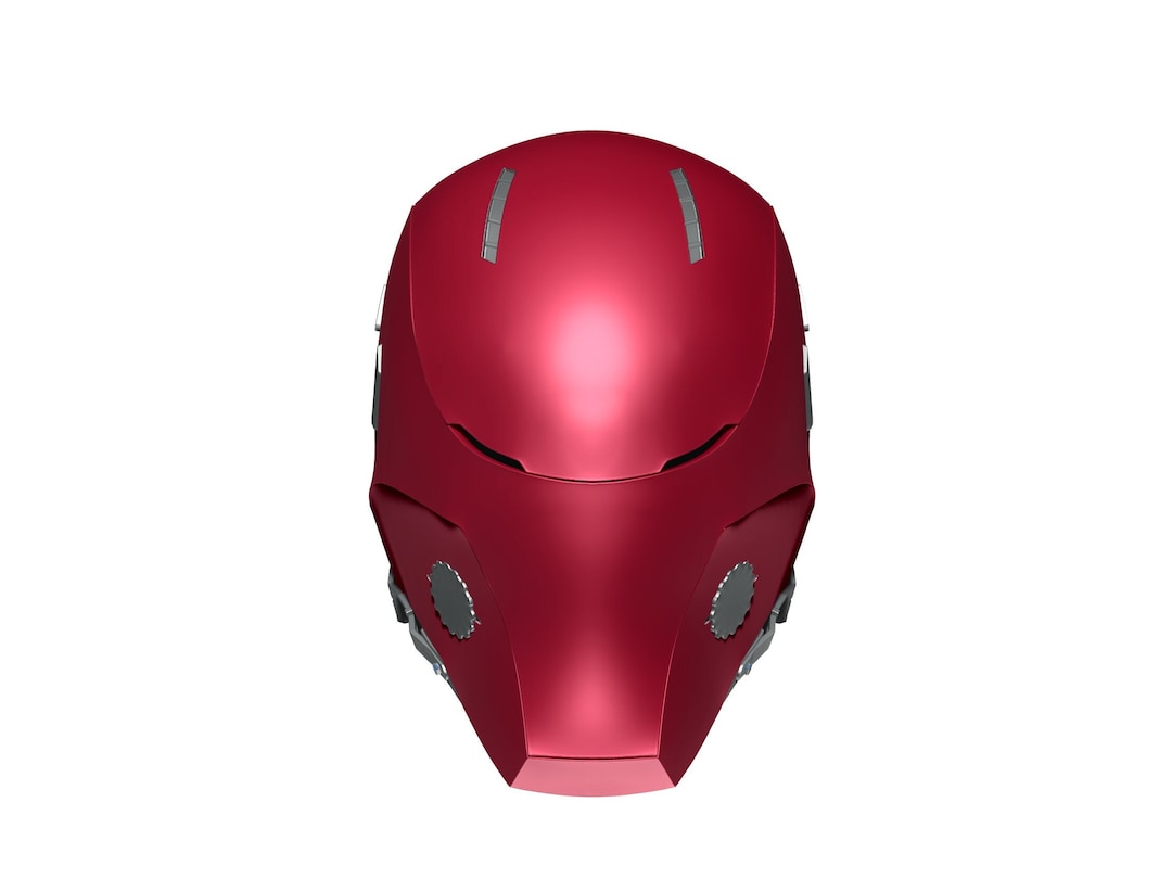Red Hood Arkham Knight Cosplay Mask Costume Helmet STL 3d Print File - Etsy