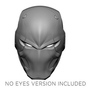 Red Hood Ronin Helmet Cosplay Costume Mask, Hard Edged Version, 3D ...