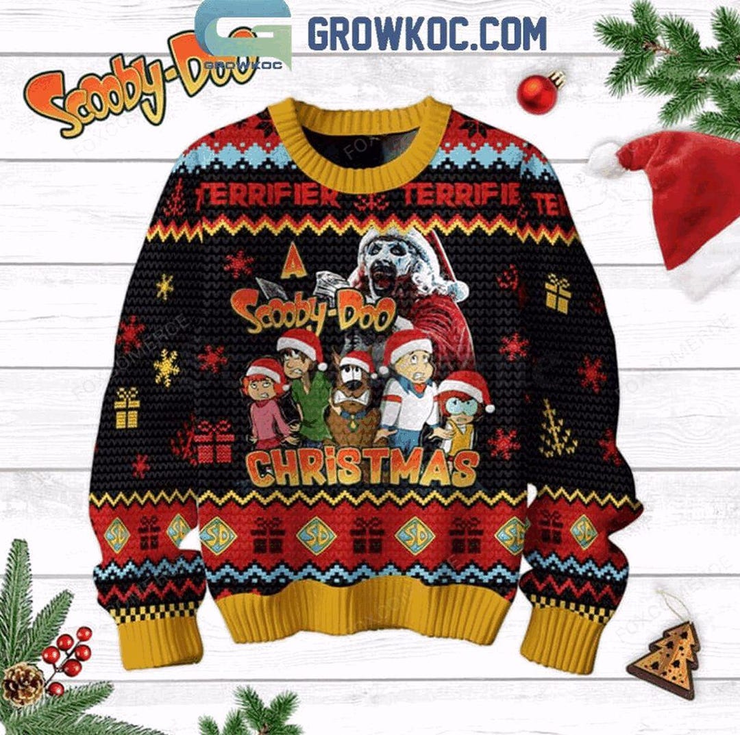 Scooby-doo Terrifier Merry Christmas 2025 Ugly Sweater - Etsy