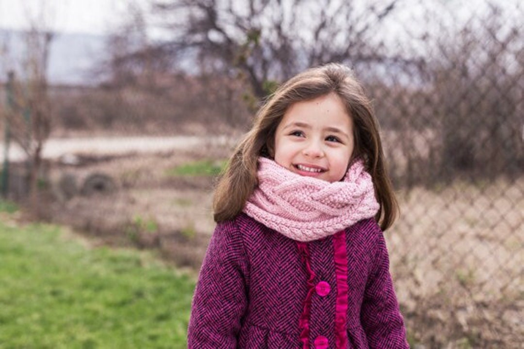 PDF KNITTING PATTERN - Hearts Scarf - Kids Scarf - Child - Toddler ...
