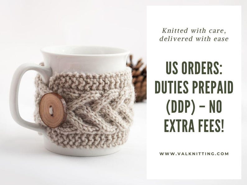 Cup Cozy Cold Rainbow, Knitted Mug Cozy, Coffee Cozy, Tea Cup Cozy ...