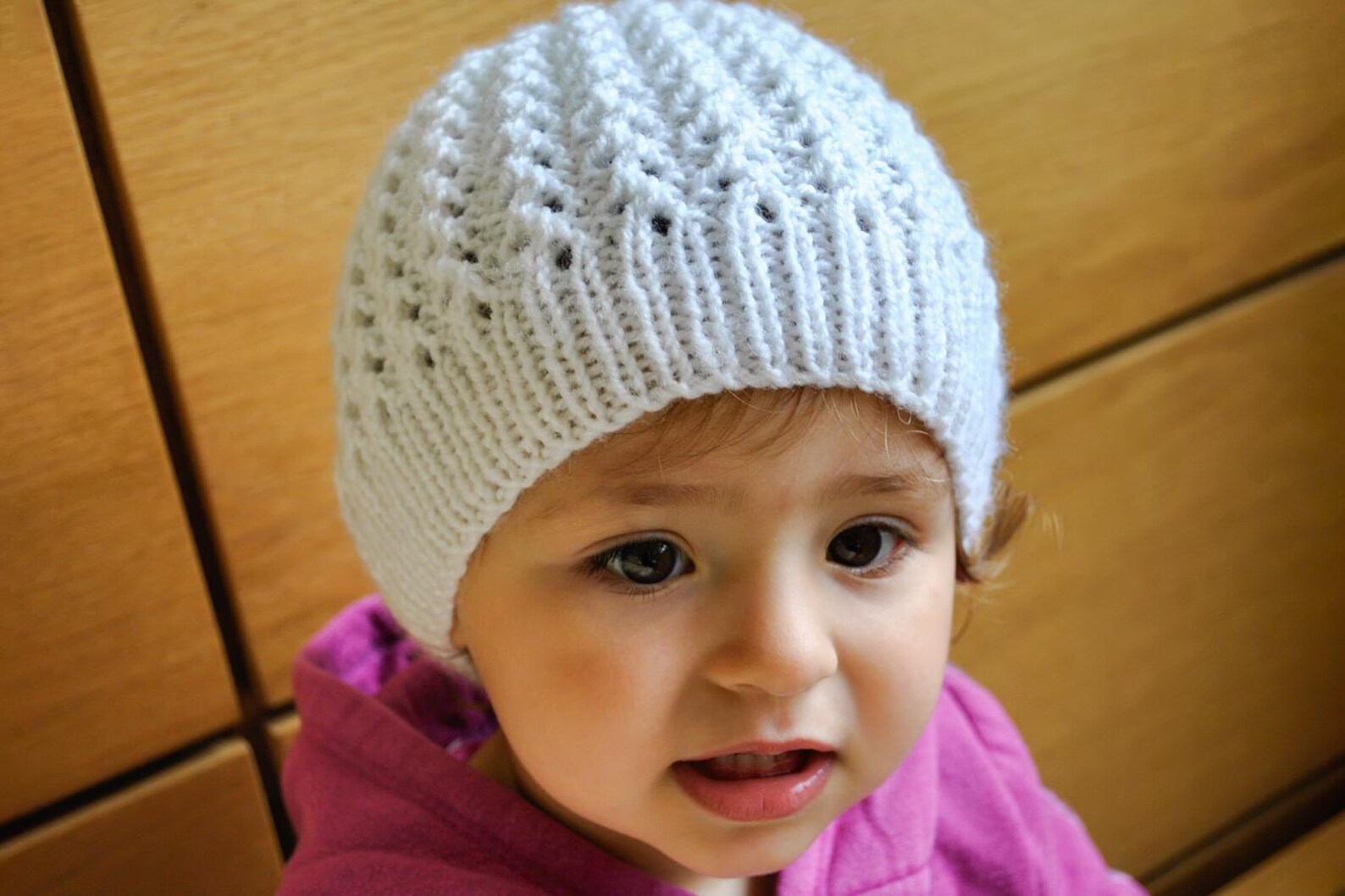 PDF KNITTING PATTERN Hat Adriana – Baby Toddler – Easy Lace Pattern - Etsy