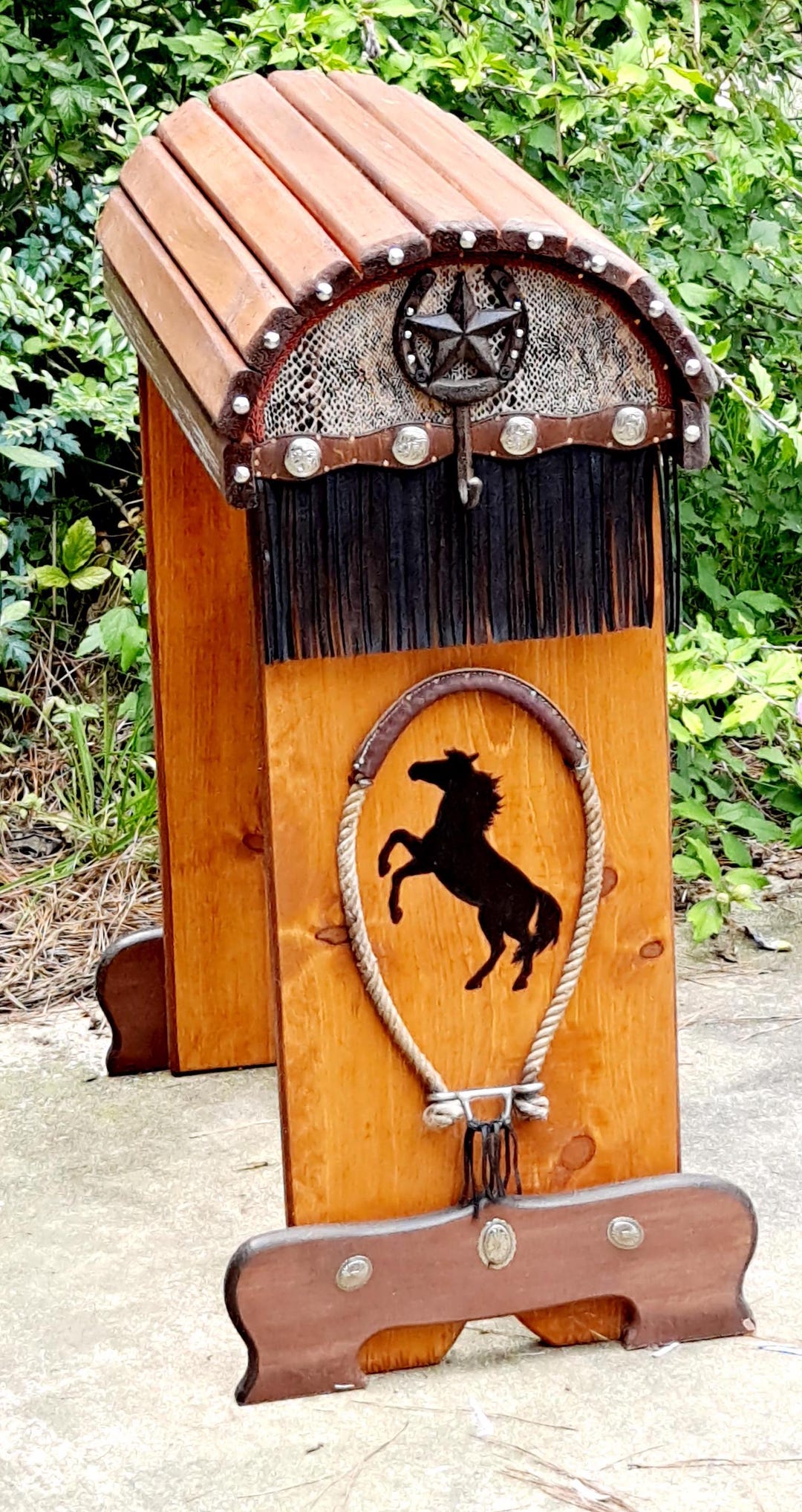 Custom Design Wood Saddle Stand, MADE TO Order,rustic Finish. Fringe ...