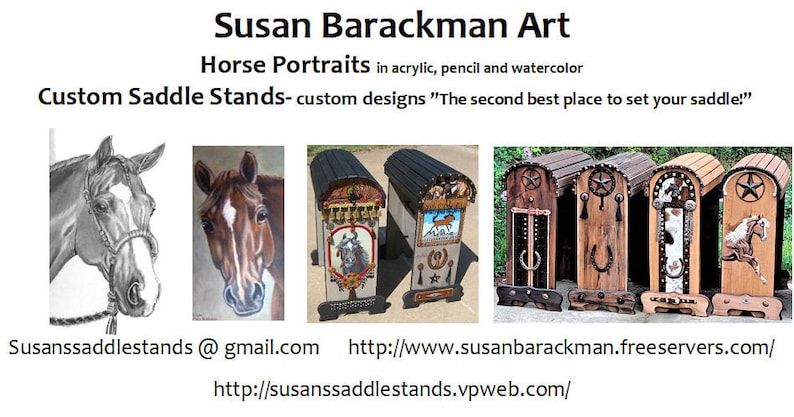 Custom Designed Wood Saddle Stand, MADE TO ORDER. Horse Shoe, Bridle ...