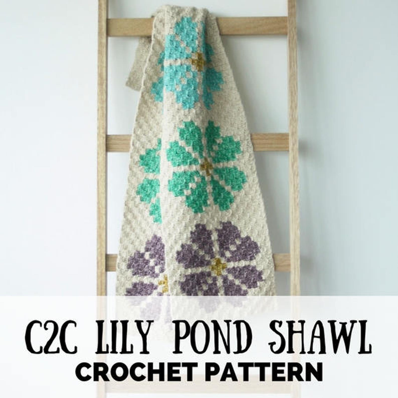 C2C Shawl Pattern Graphghan Pattern C2C Crochet Blanket - Etsy