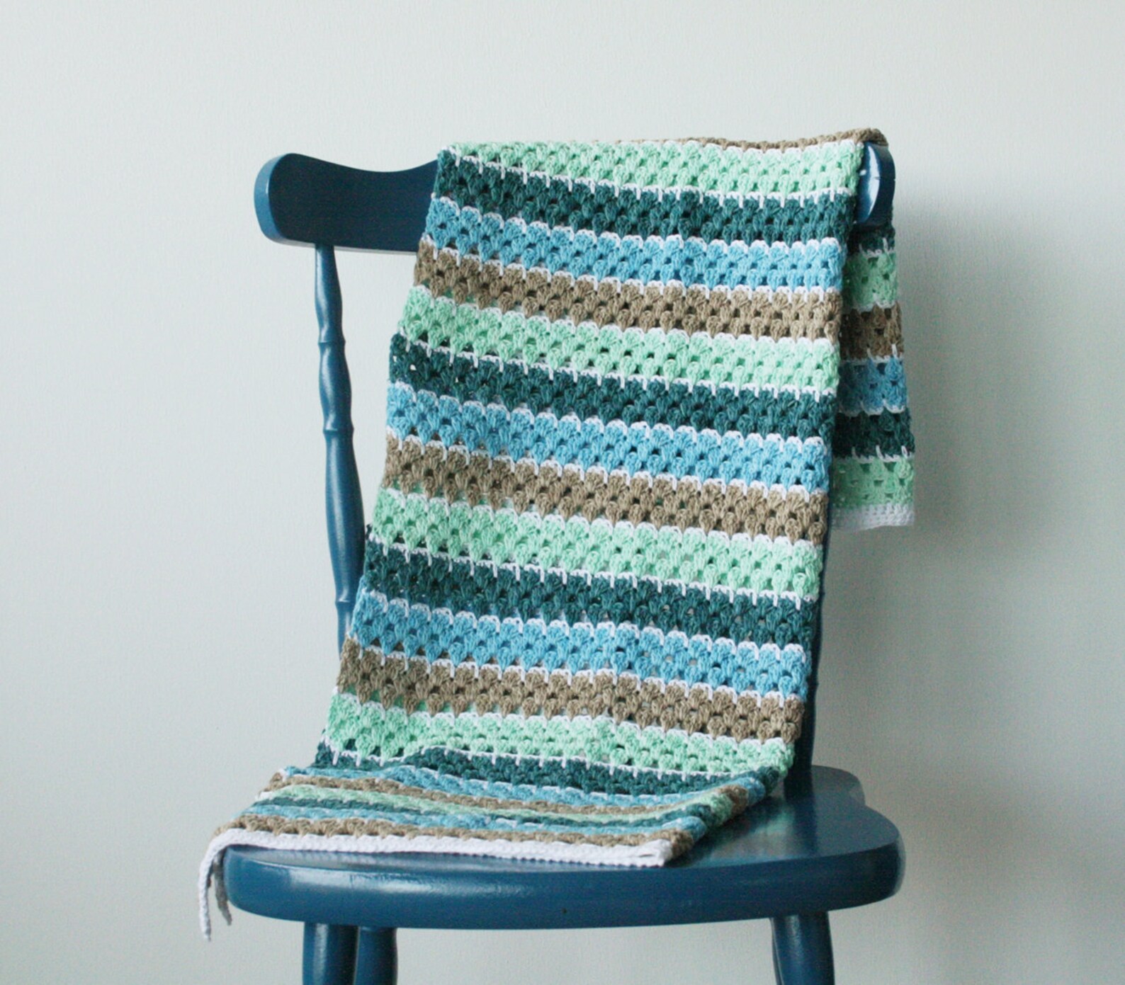 Spike Stitch Blanket: Crochet Pattern PDF, Crochet Pattern, Blanket ...