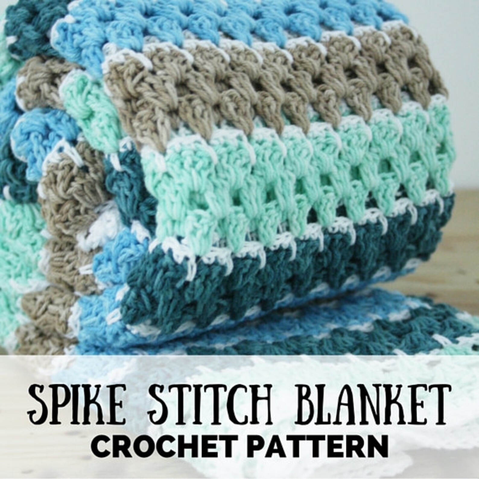 Spike Stitch Blanket: Crochet Pattern PDF Crochet Pattern - Etsy