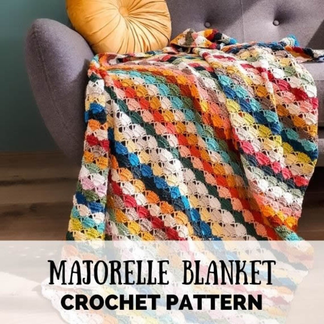 Crochet Scarp Blanket Scrap Blanket Pattern Scrap Yarn - Etsy