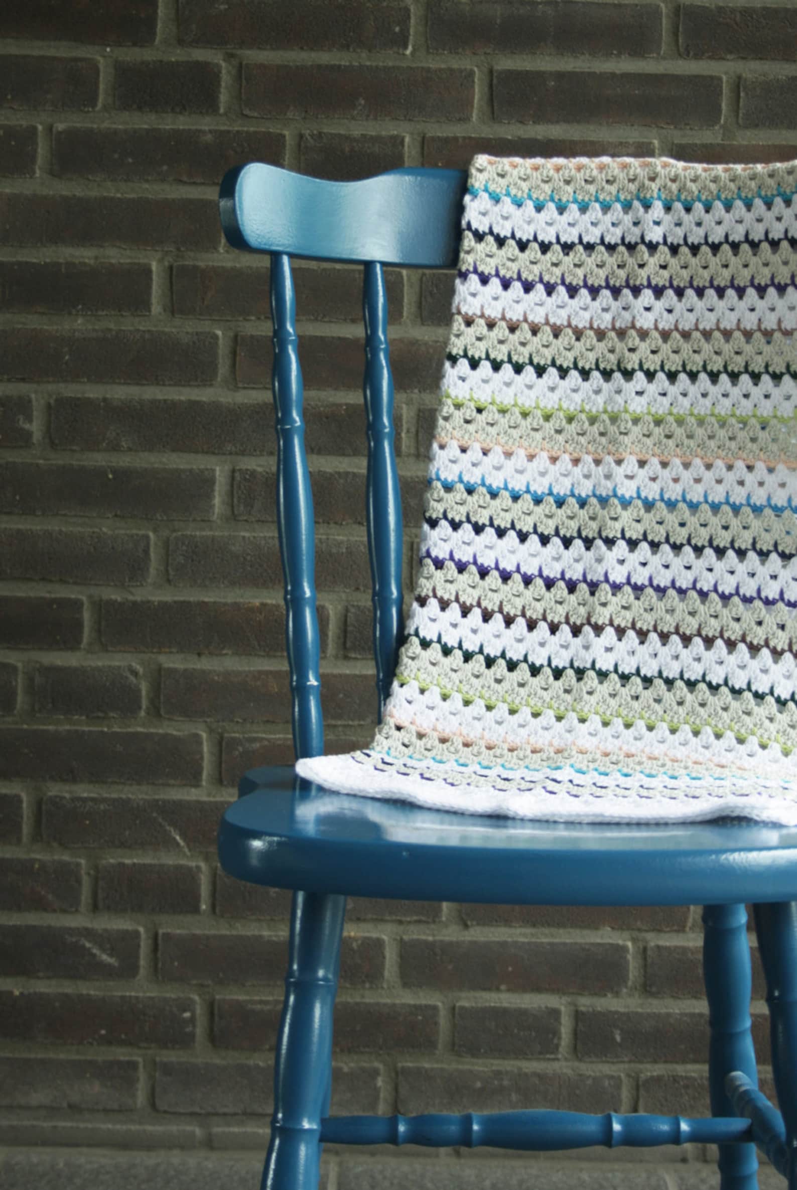 Spike Stitch Blanket: Crochet Pattern PDF, Crochet Pattern, Blanket ...