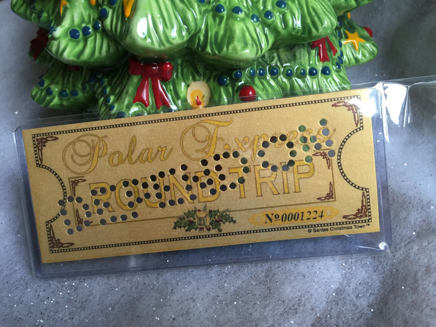 Polar Express 'DEPEND ON' Hole Punched Copyrighted Keepsake Ticket - Etsy