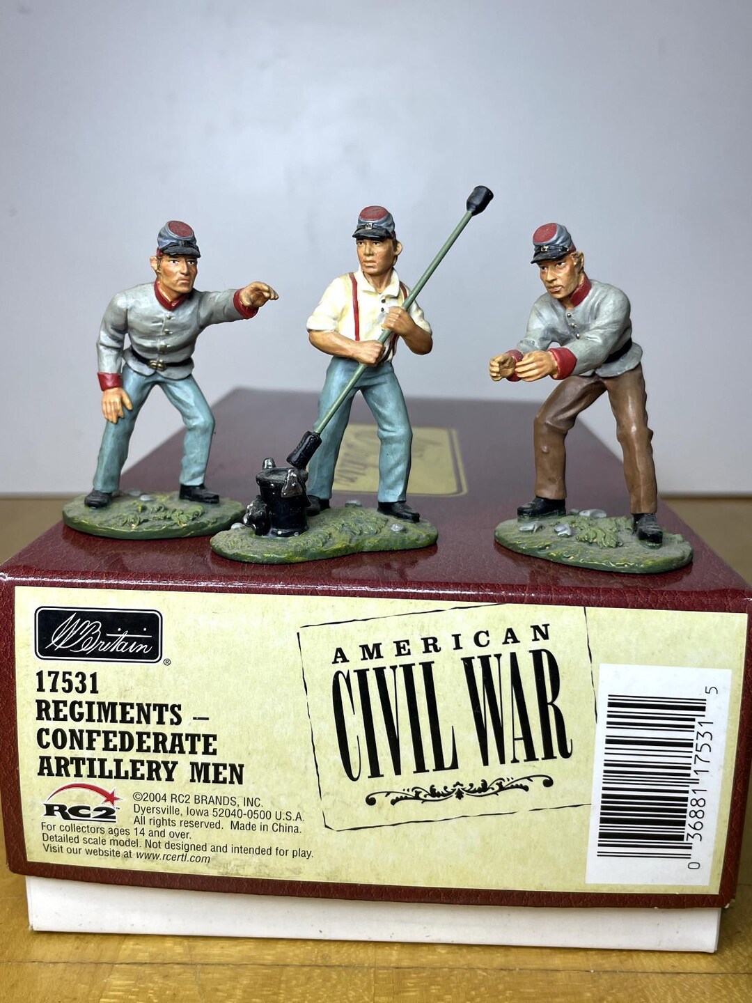 Britains 17531 Civil War Confederate Artillerymen 54mm - Etsy