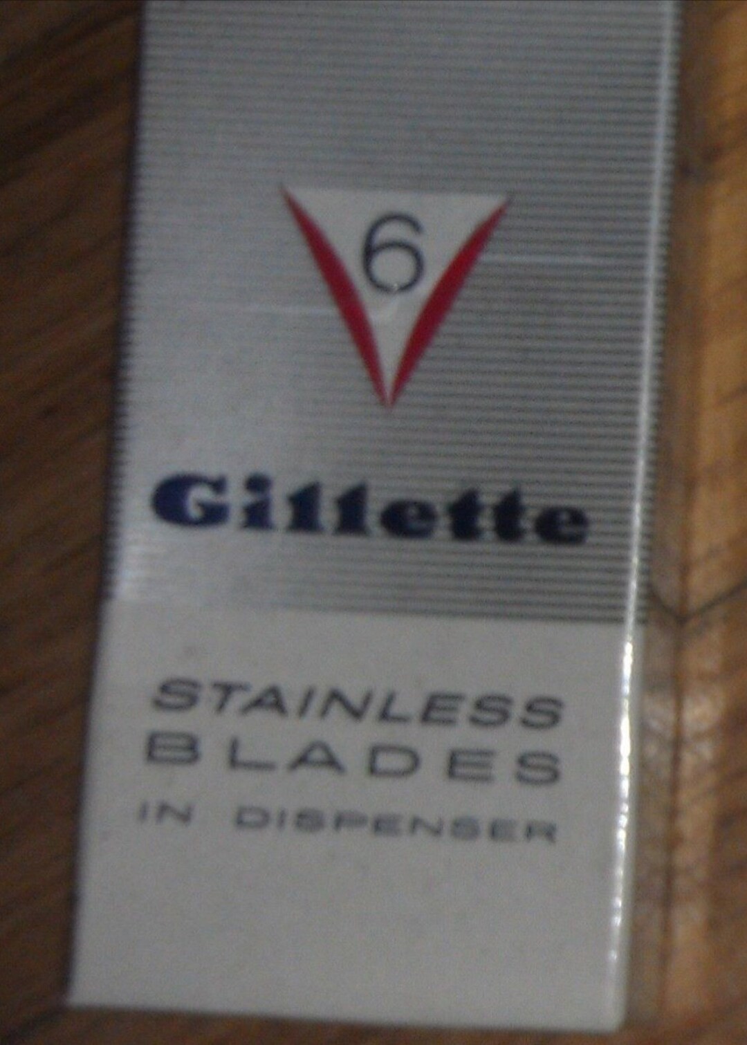 Gillette Stainless Steel Safety Razor Blades. 6 Blades . Shrink Wrapped ...