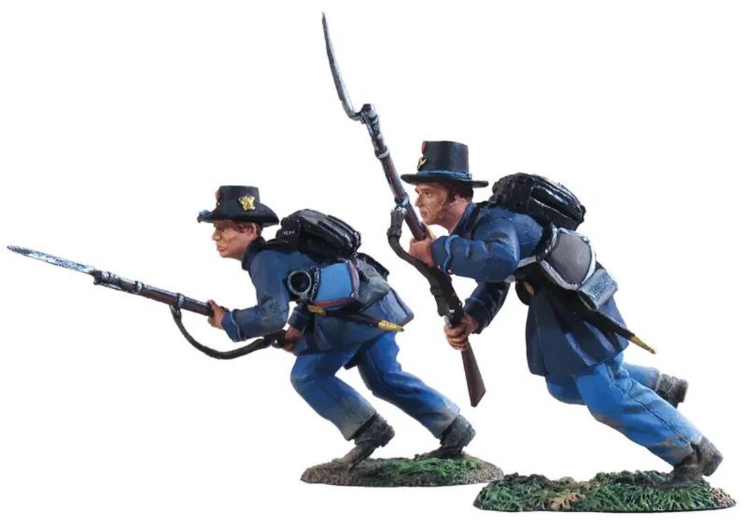 Britains 31007 - Union Infantry Brigade Charging Set No.1 Civil War - Etsy