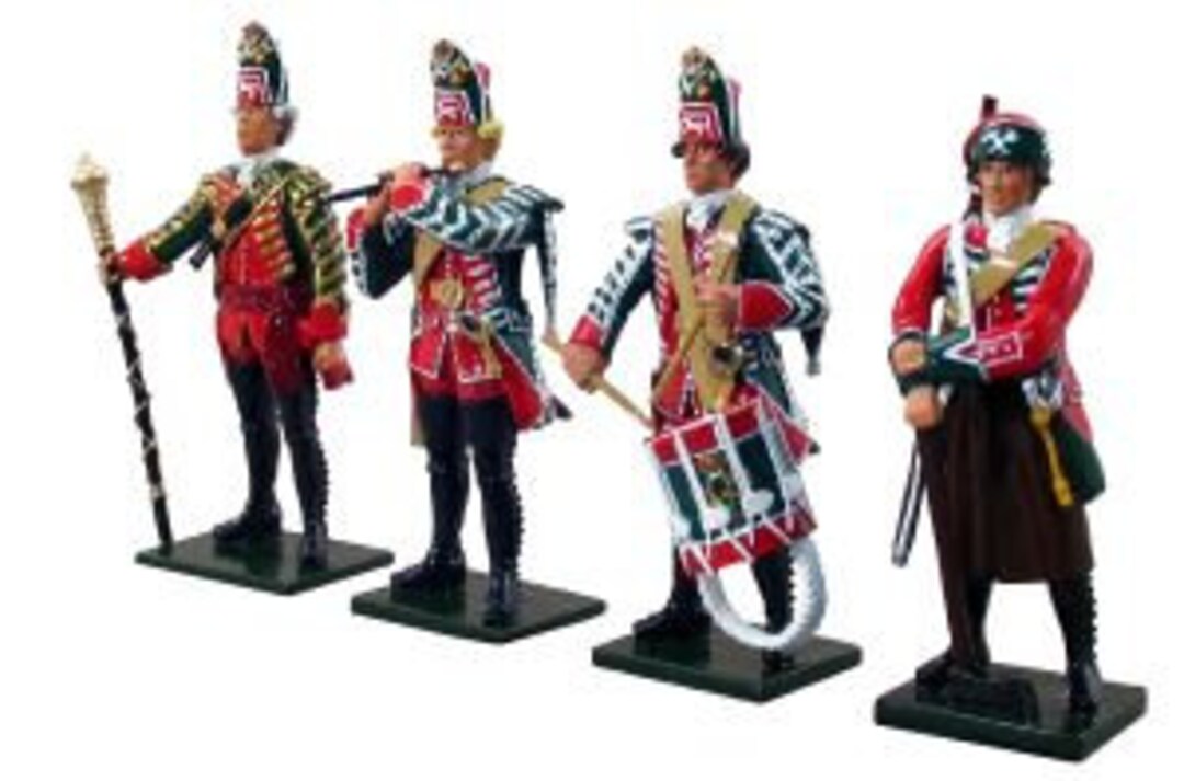 Britains 47008 British 45th Regiment Foot Command Set 1 1754-1763 - Etsy