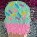 2D Ice Cream Cone - Etsy
